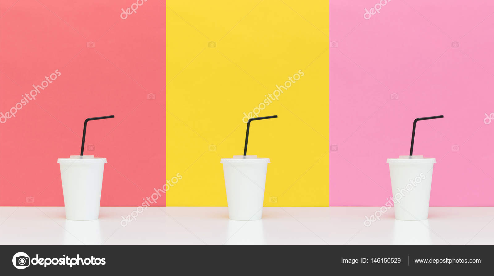 Three white paper cups — Stock Photo © Katya_Havok #146150529