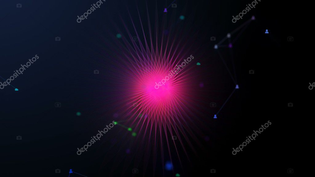 Líneas rosadas girando en espiral: fotografía de stock © sprestiges ...