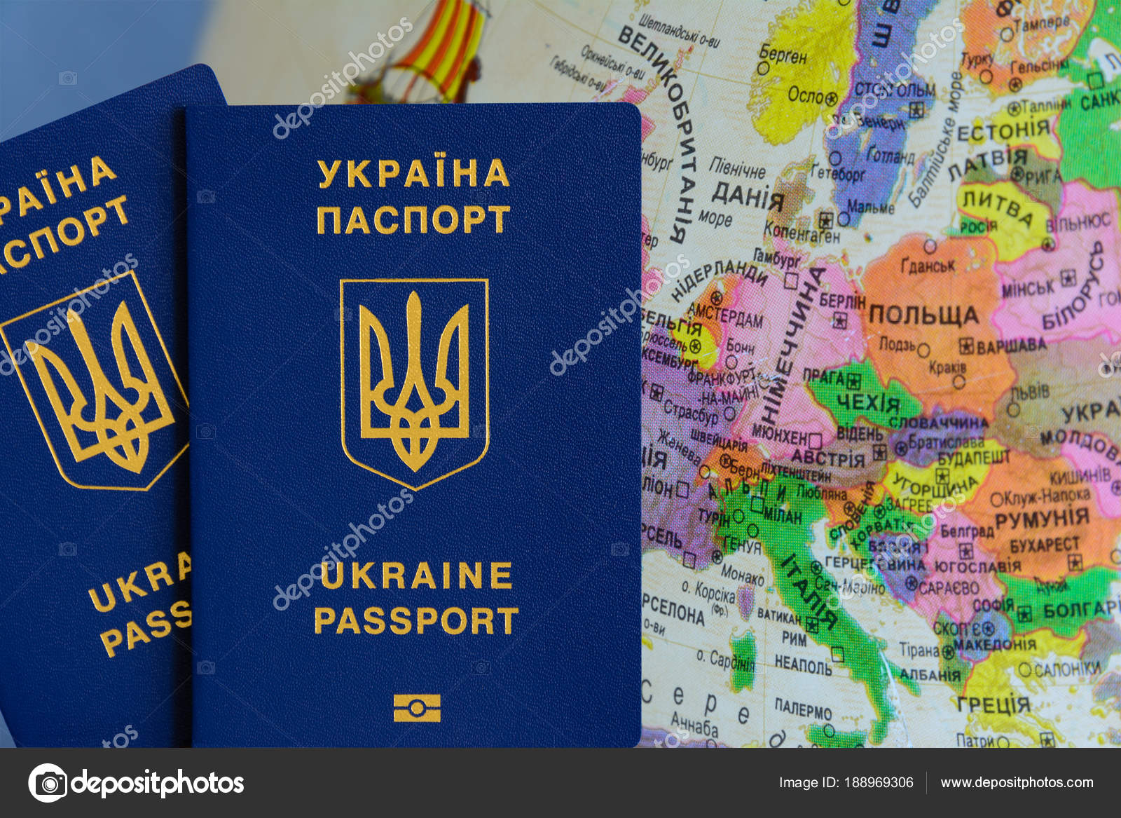 Ukrainian foreign biometric passport for the liberalization of t ...