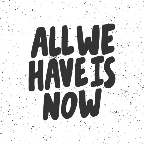 It is all good. Vector hand drawn illustration sticker with cartoon ...