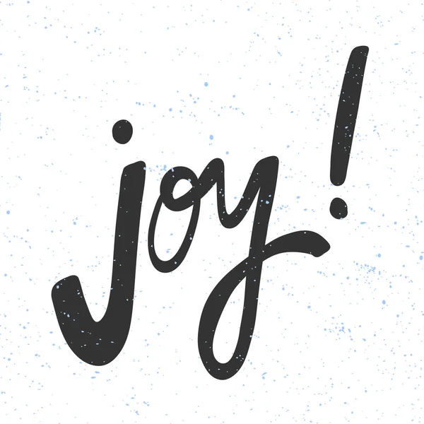 Find joy. Vector hand drawn illustration sticker with cartoon lettering ...