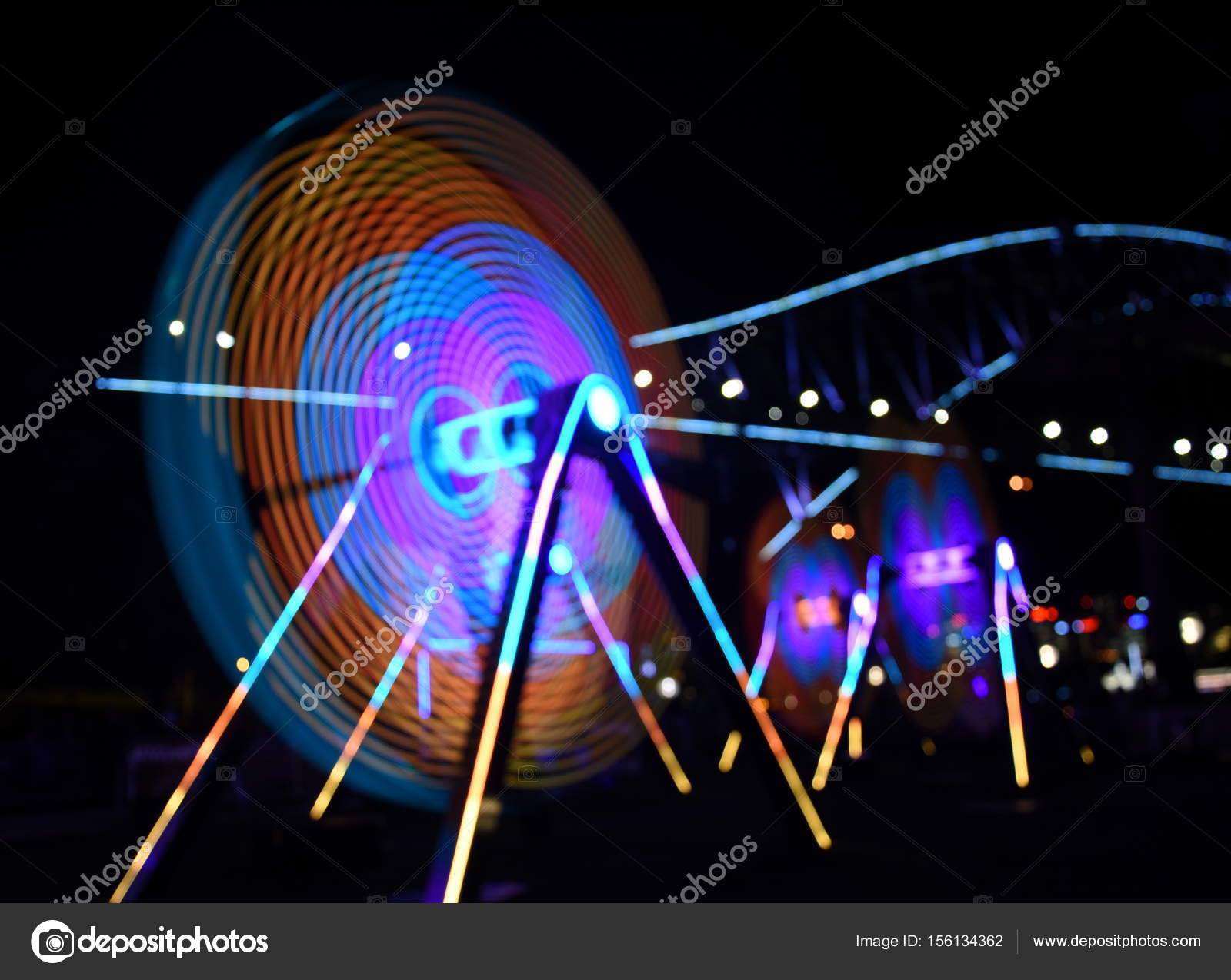 The Freedom of Movement installation during Vivid Sydney — Stock Photo ...