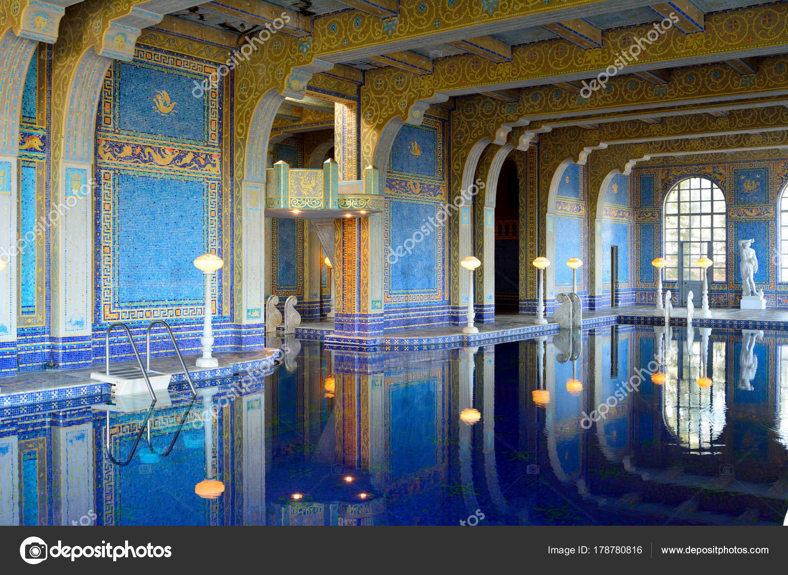 Hearst Castle Interior Pool