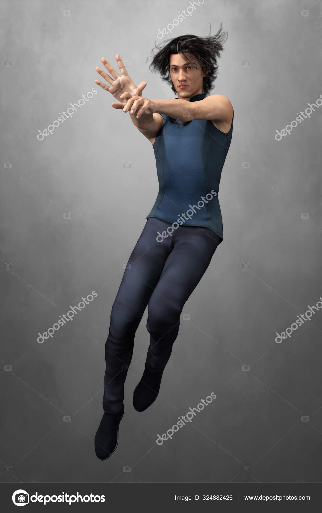 Jumping Action Poses