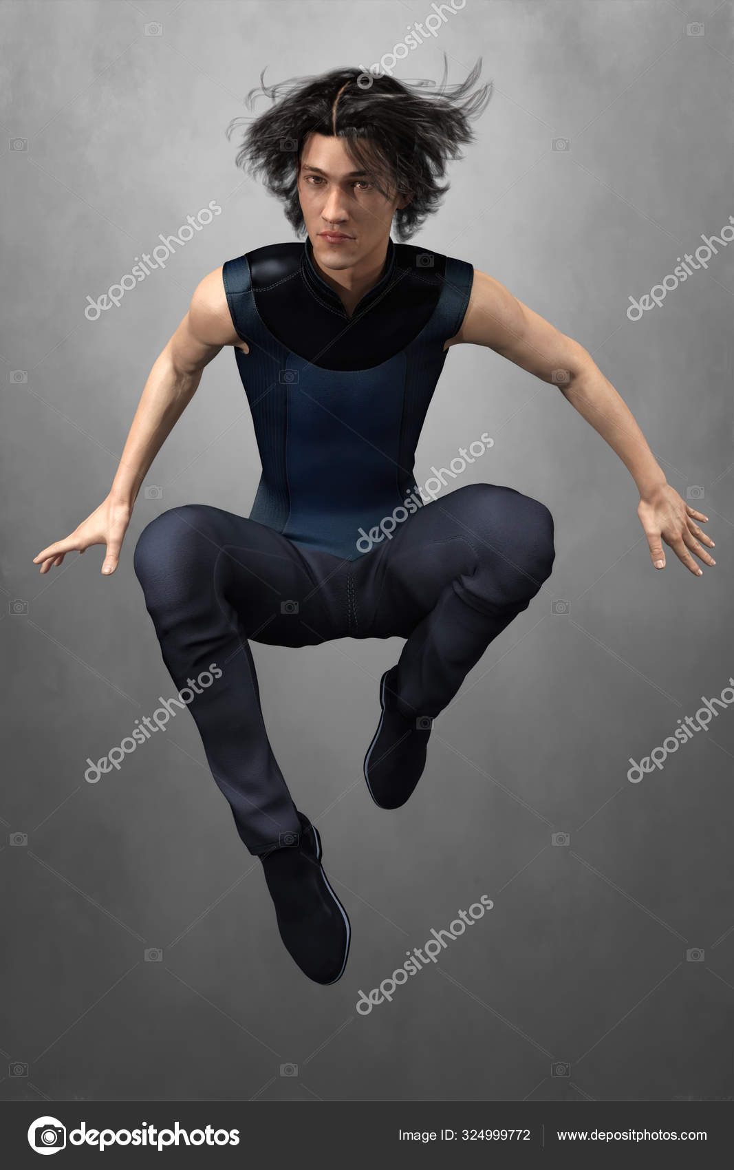 Male Action Poses Stock