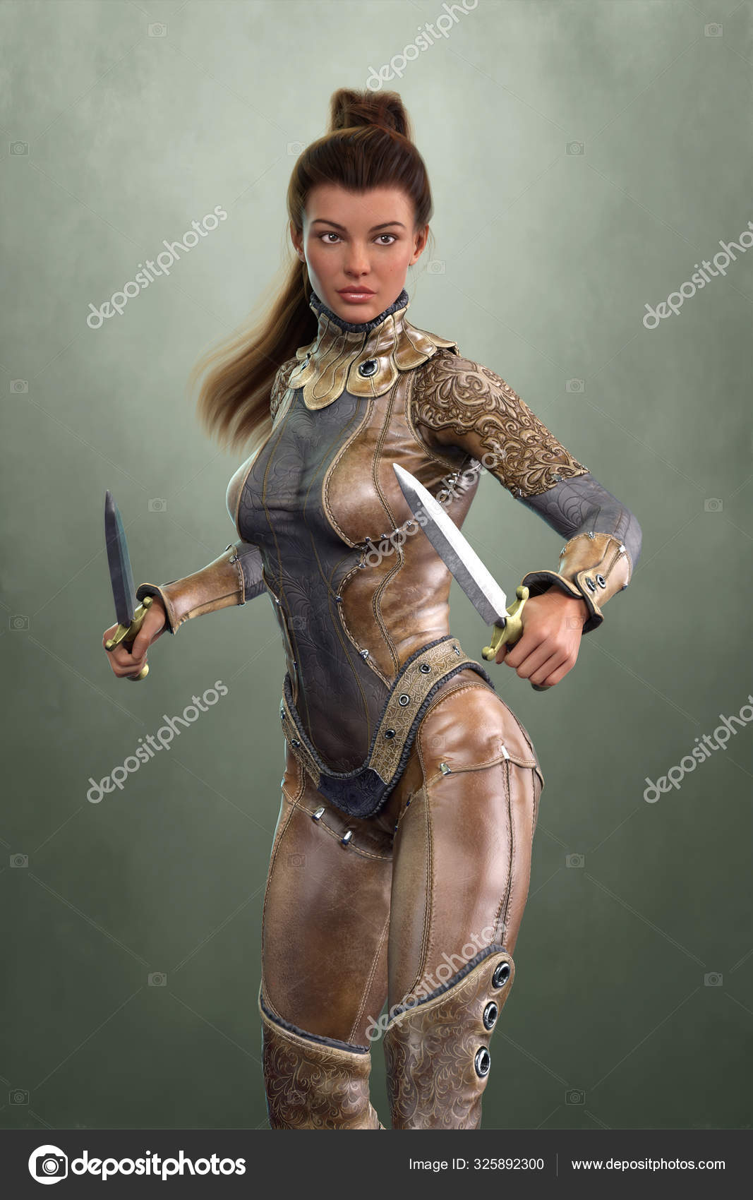 Beautiful Warrior Woman