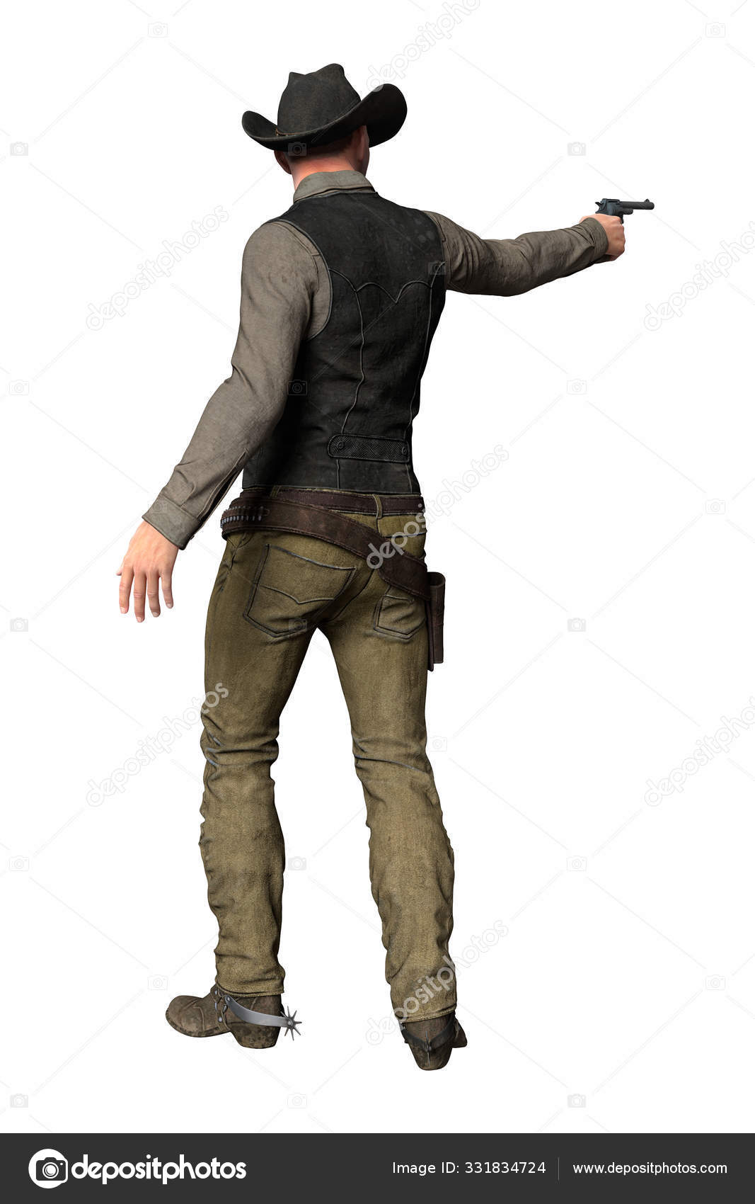 Cowboy Shooting Guns