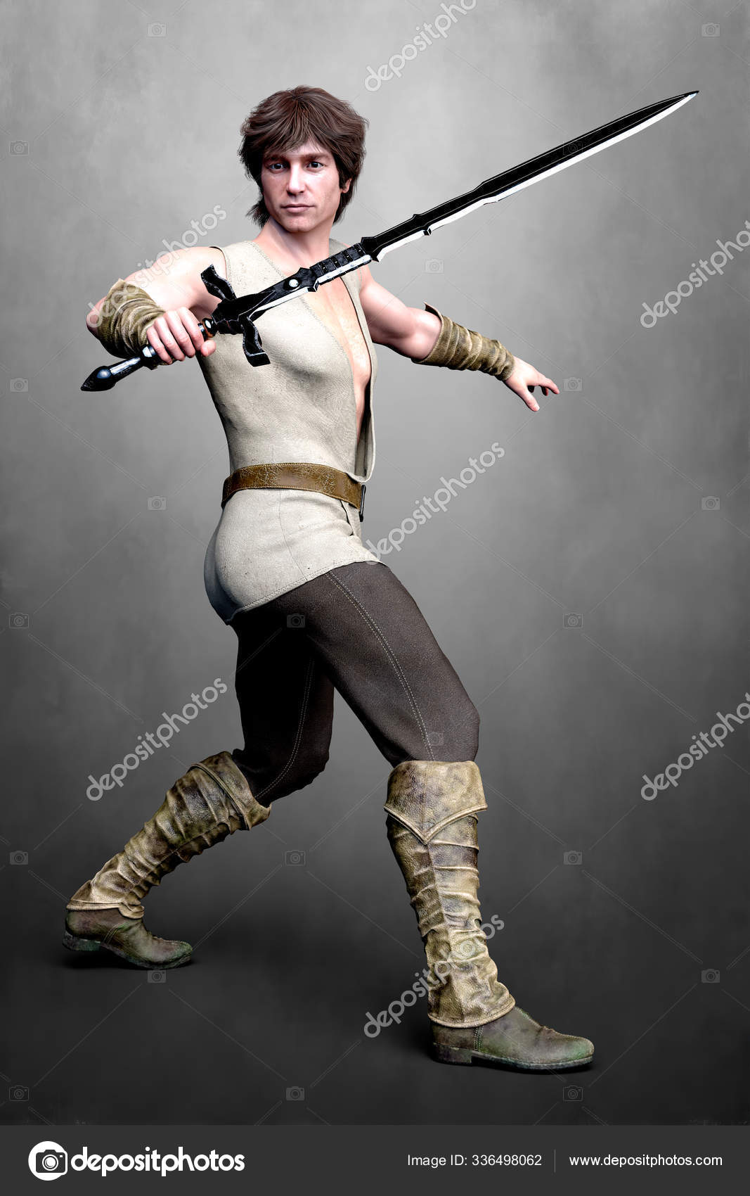 Handsome Medieval Man