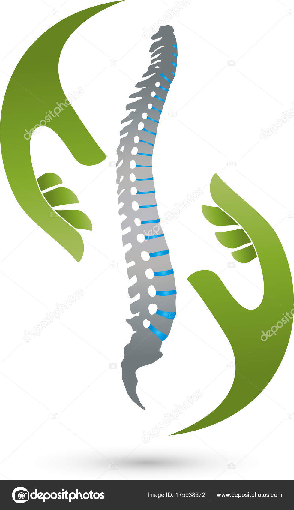 Spine Hands Orthopedics Medicine Logo Stock Vector Image by ©waldemar ...
