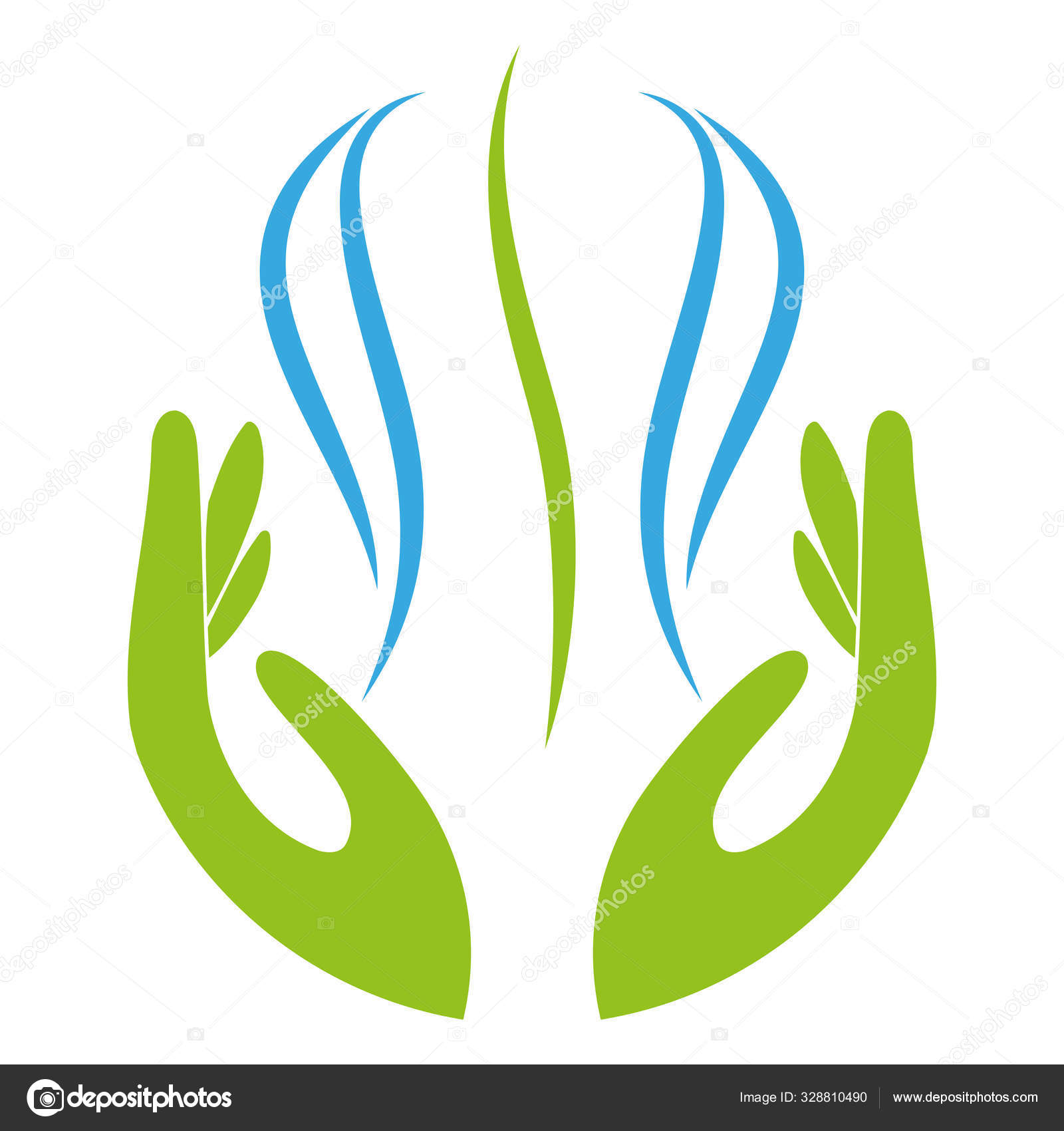 Massage Hands Vector