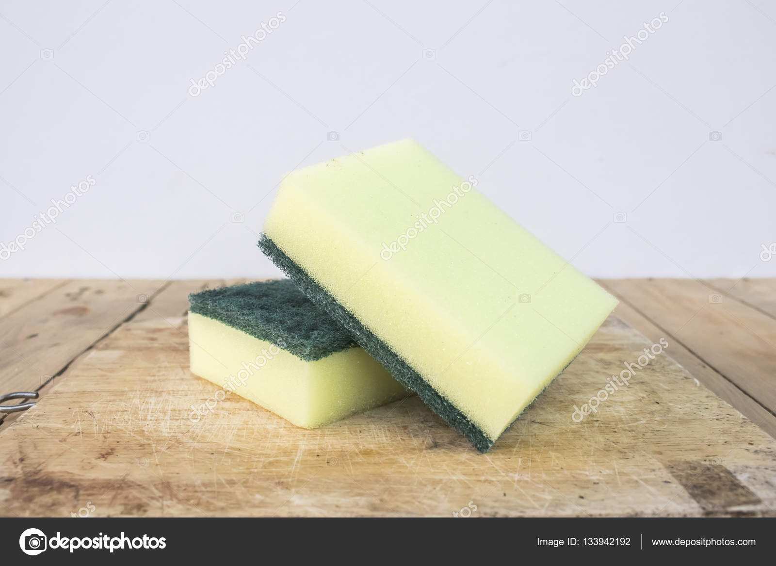 Two sponge on wood Stock Photo by ©Gobba 133942192