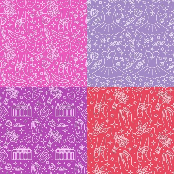 Ballet patterns Vector Art Stock Images | Depositphotos