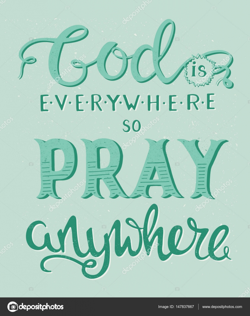 Religions lettering illustration Stock Vector Image by ©darijashka ...