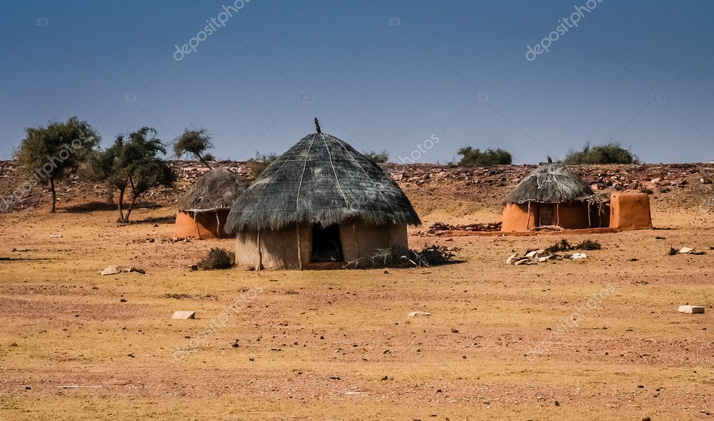 Hut in Rajasthan — Stock Photo © pawopa3336 #126716536