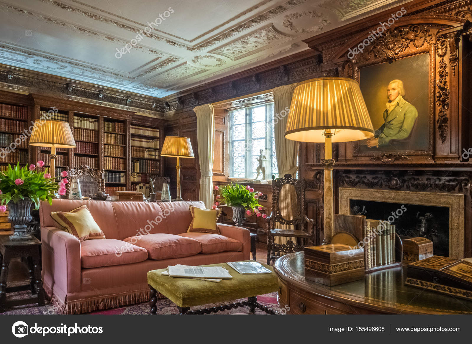 Library room in Hever Castle – Stock Editorial Photo © pawopa3336 ...