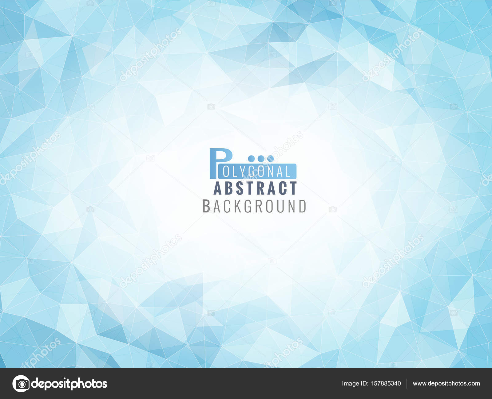 Low poly light blue BG for your artwork Stock Vector Image by ©Jolygon ...