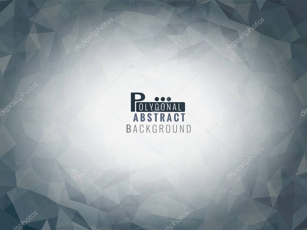 Low poly gray BG for your artwork — Stock Vector © Jolygon #157885298