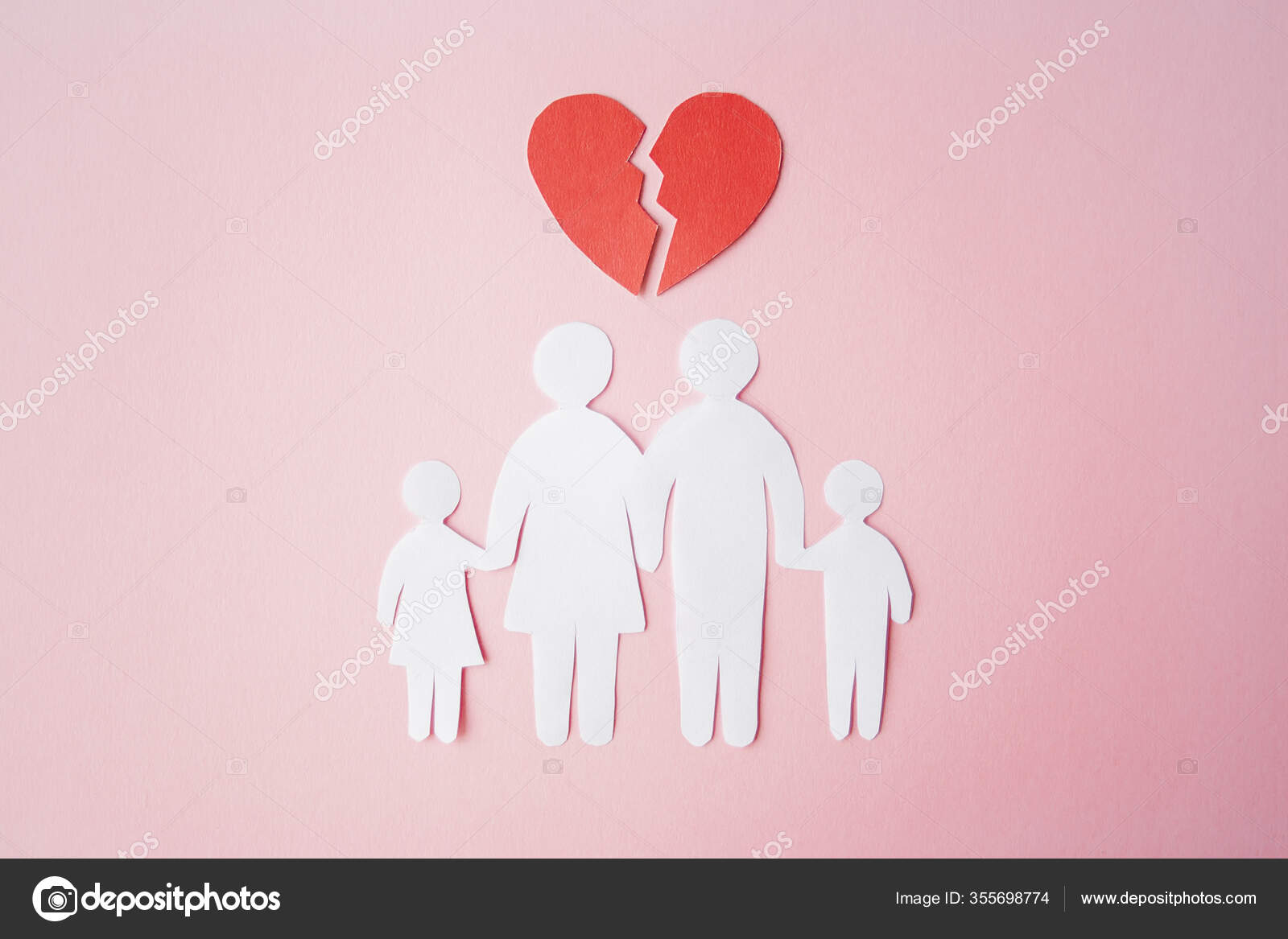 Broken Family Clipart