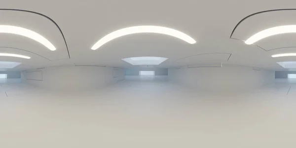 Full 360 Degree Equirectangular Panorama Hdri Modern Futuristic White ...