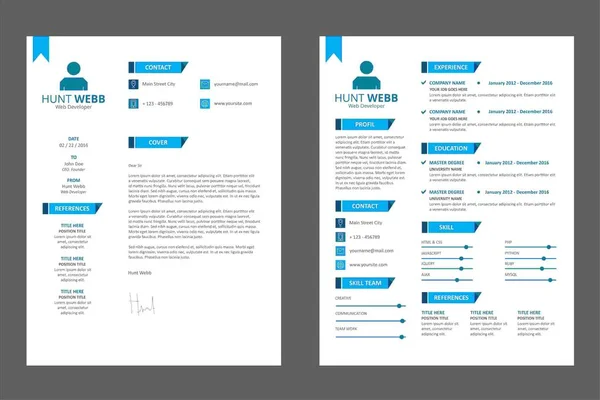 CV, Curriculum Vitae Resume and Cover Letter Tag Title Clean Red Stock ...