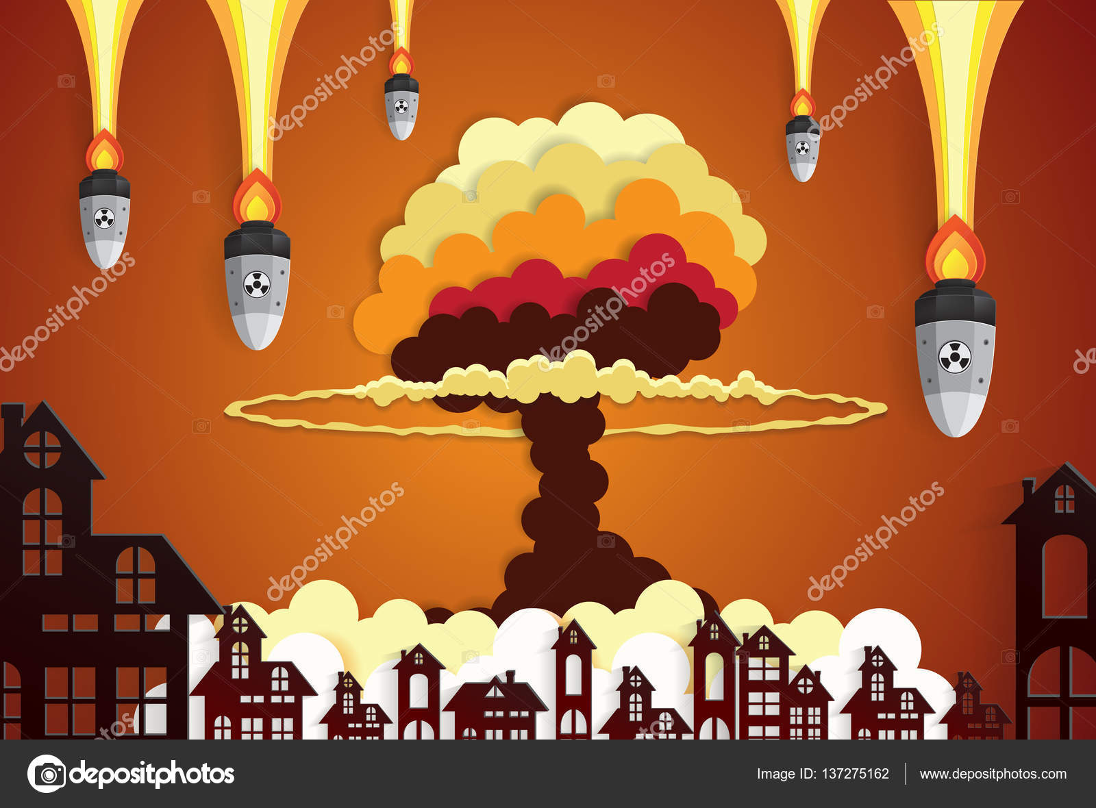 Cartoon Mushroom Cloud