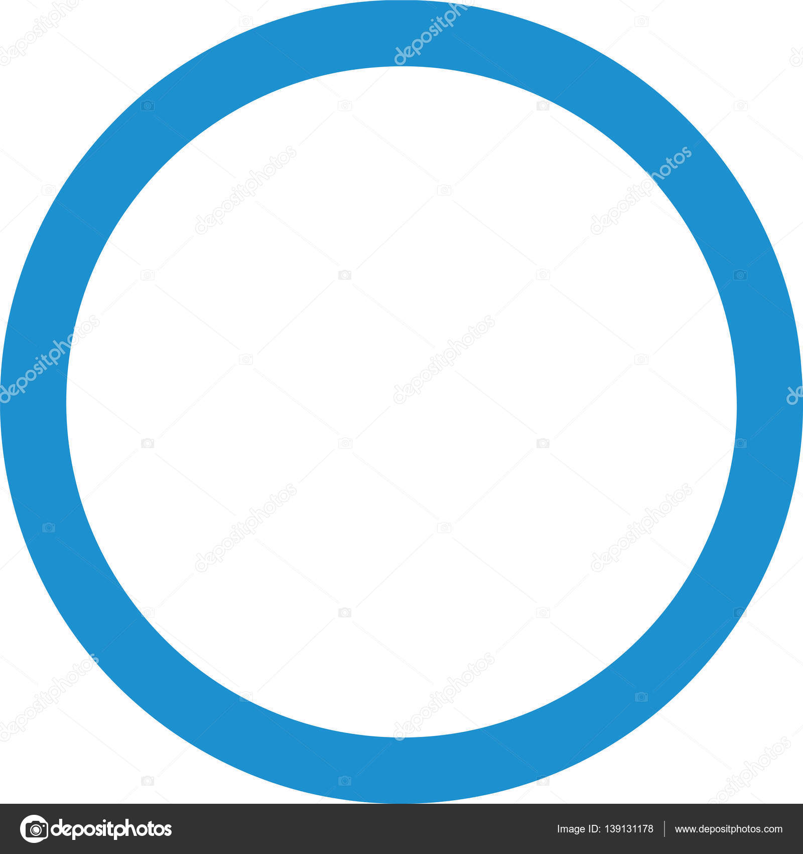 Cadre rond bleu clair — Image vectorielle miceking © #139131178