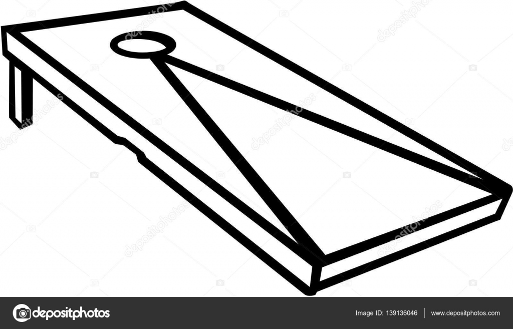 Cornhole game vector — Stock Vector © miceking #139136046