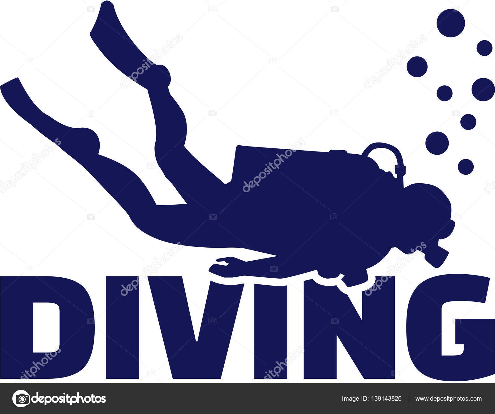 Scuba diver vector — Stock Vector © miceking #139143826 Scuba diver vector — Stock Vector © miceking #139143826