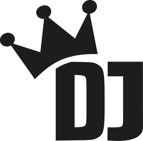Dj letra logo imágenes de stock de arte vectorial | Depositphotos