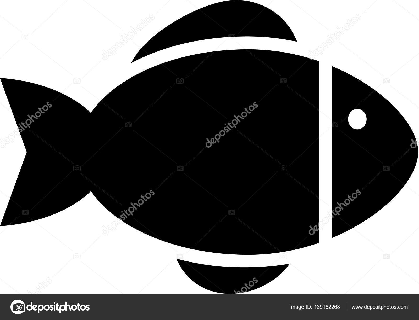 Very simple black fish icon Stock Vector by ©miceking 139162268