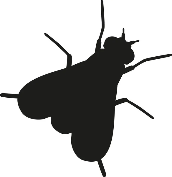 Fly silhouette — Stock Vector © rbiedermann #8917483