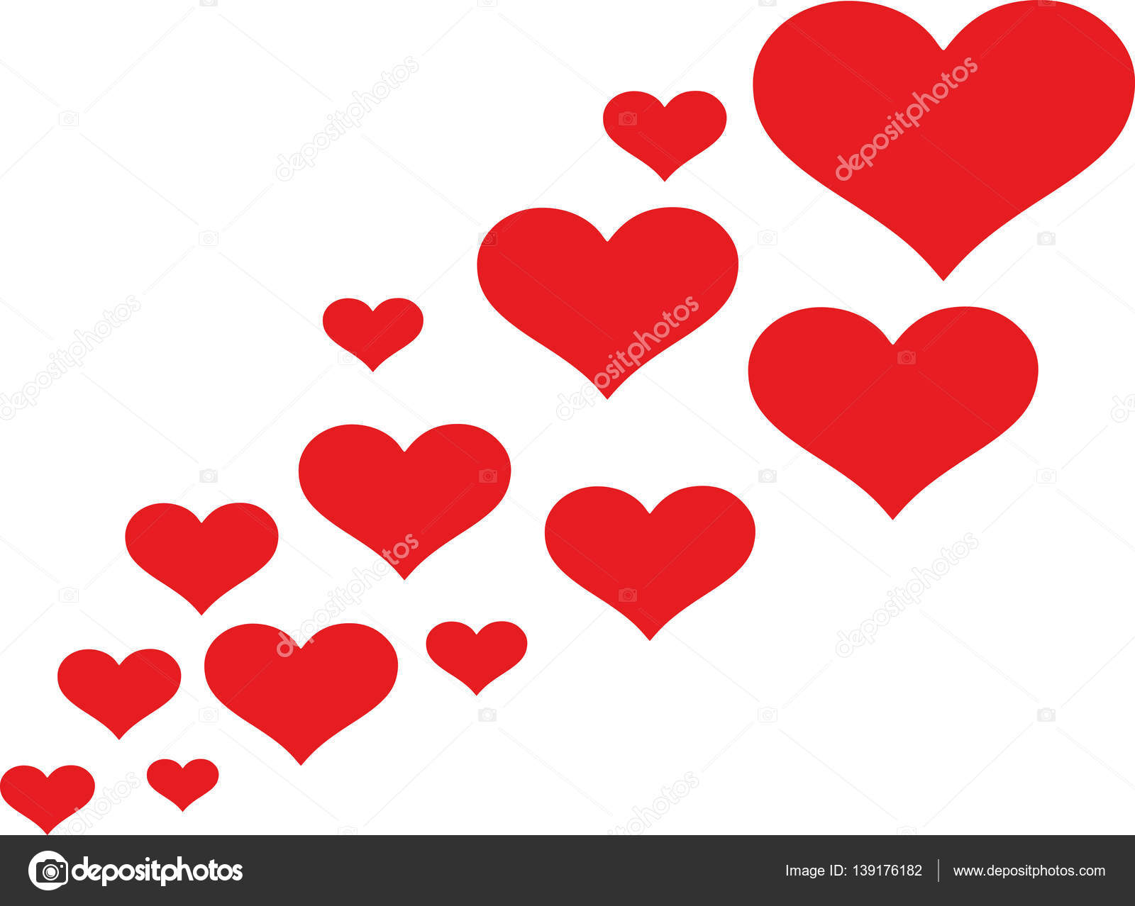Vector Diseños De Corazones 174