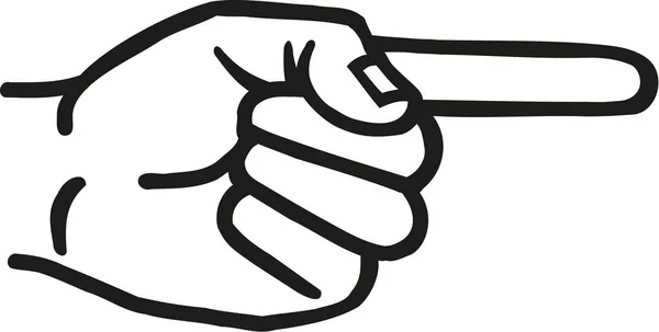Finger Pointing Right Clipart