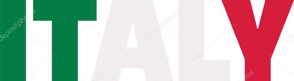 Italya bayrak logo Vector Art Stock Images | Depositphotos