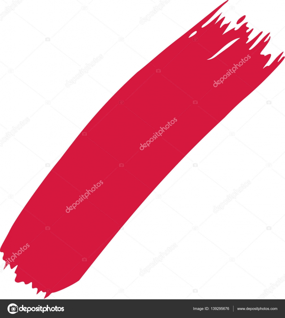 Red stripe of paint Stock Vector Image by ©miceking #139295676