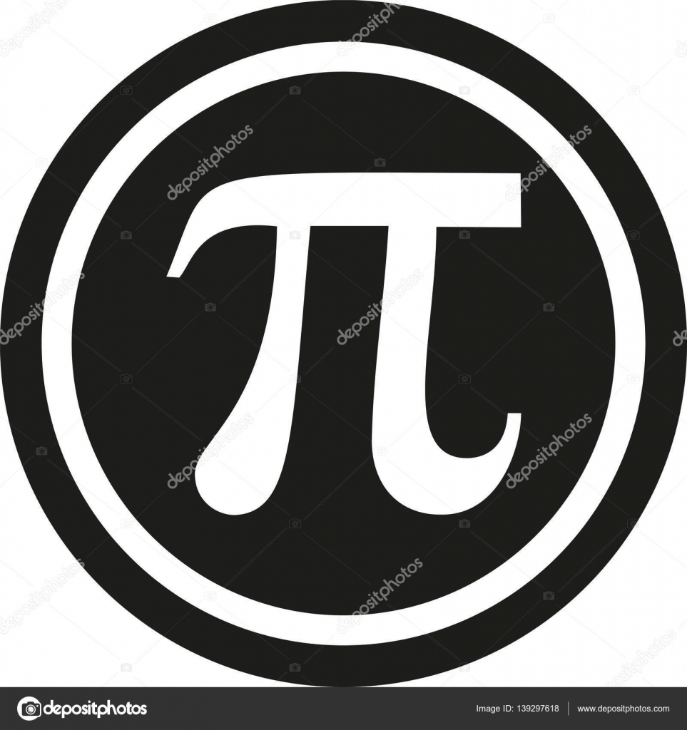 Pi symbol in circle Stock Vector Image by ©miceking #139297618