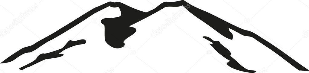 Elbrus mountain Vector Art Stock Images | Depositphotos