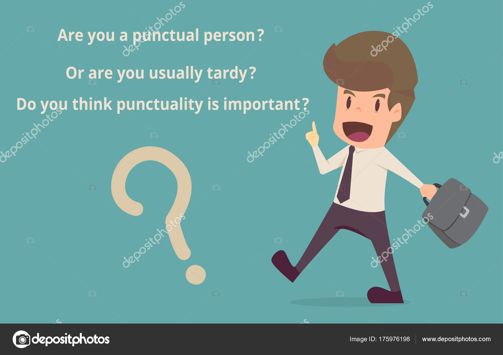 Businessman with rule punctual discipline time.cartoon of busine ... Businessman with rule punctual discipline time.cartoon of busine ...