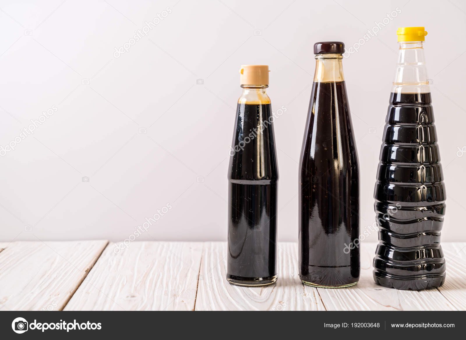 Group of sauce bottle condiment for cooking Stock Photo by ©topntp ...