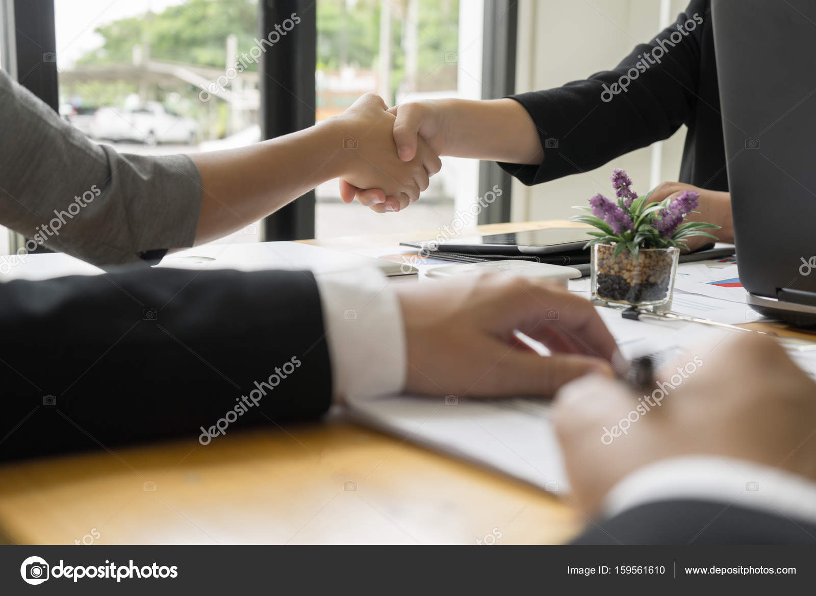 Business partnership handshake for deal business project Stock Photo by ...