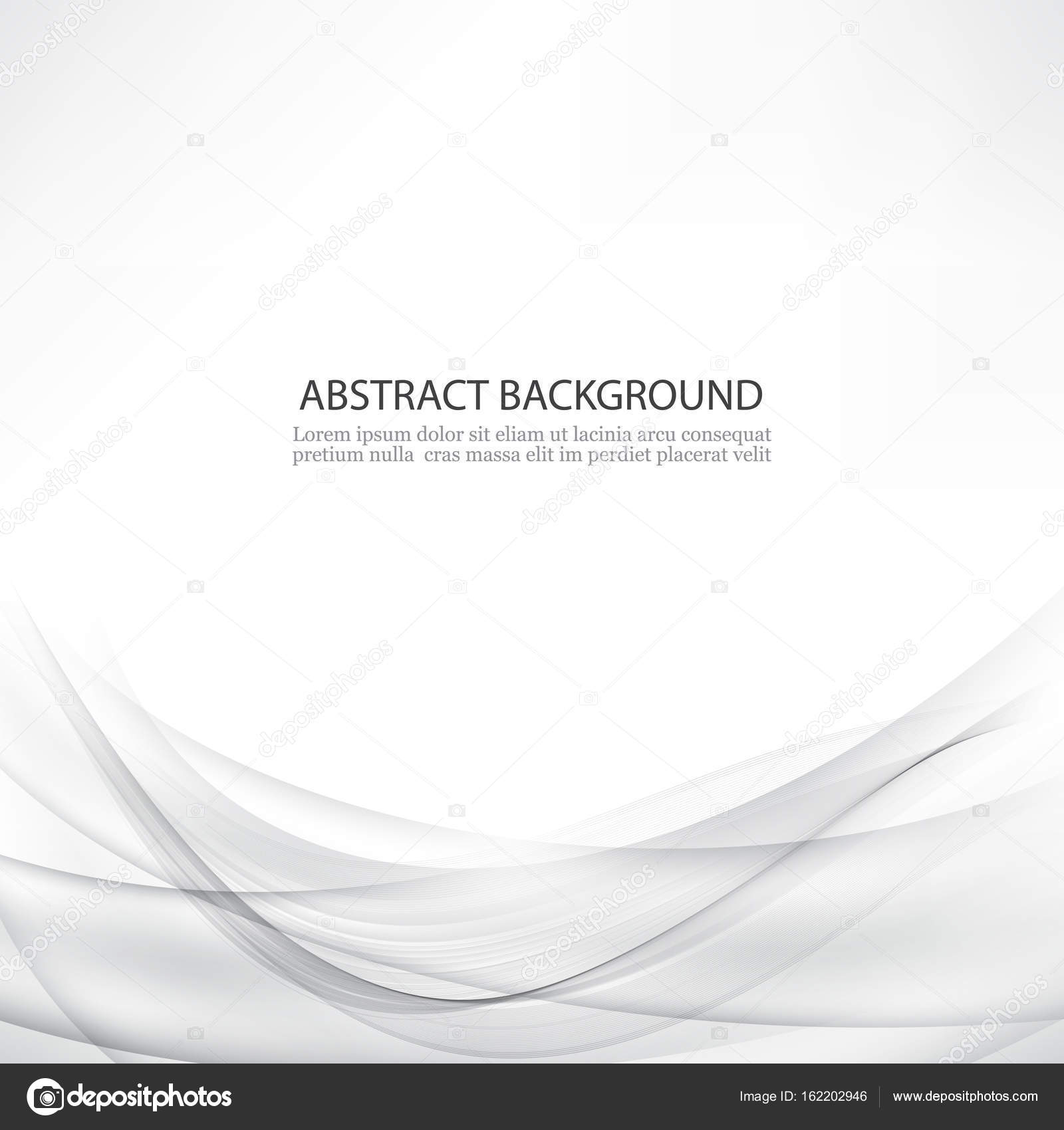 Abstract smooth gray background wave design. — Stock Vector ... Abstract smooth gray background wave design. — Stock Vector ...