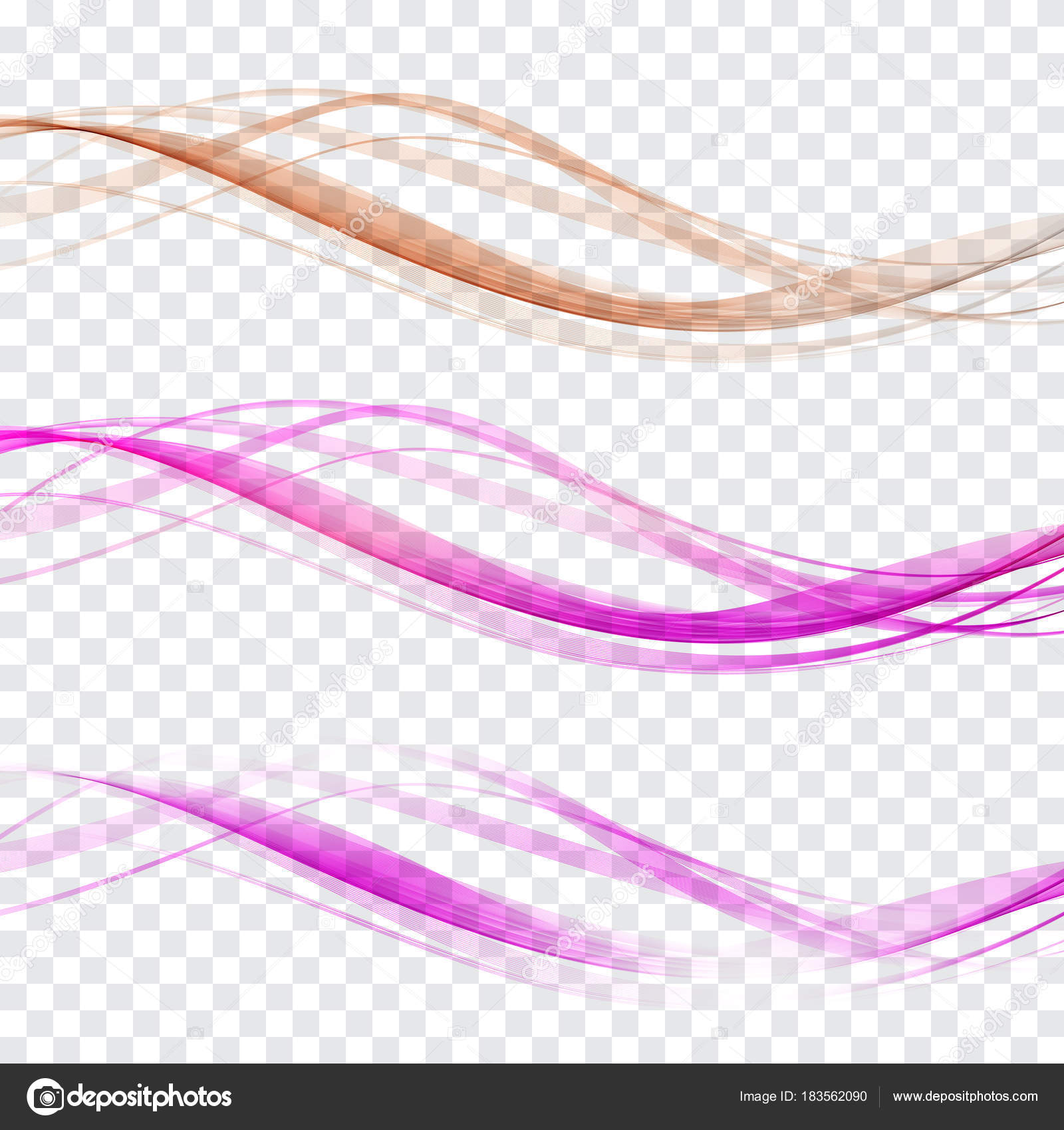 Abstract web smooth spring fresh dividers lines collection of bright ...