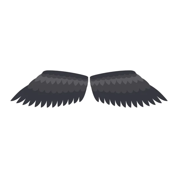 Wings isolated animal feather pinion bird freedom flight and natural ...