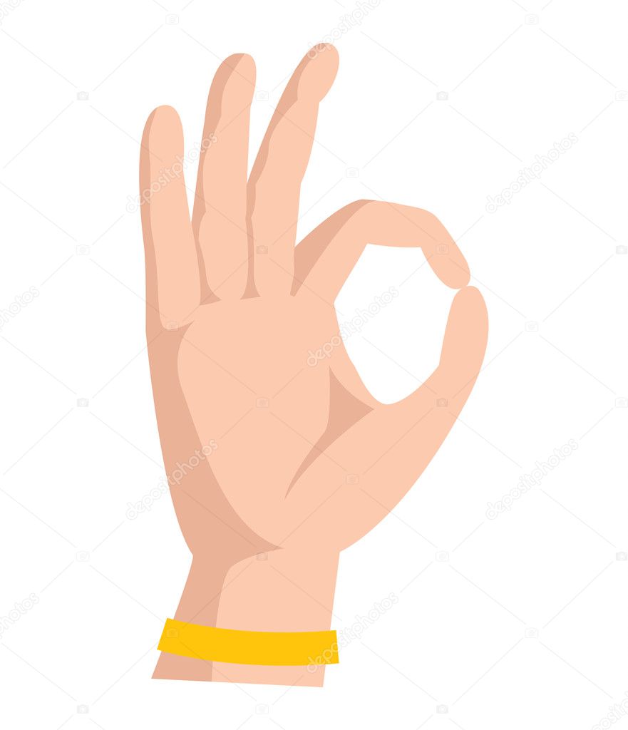 Manos símbolo ok Stock Vector by ©VectorShow 125797354