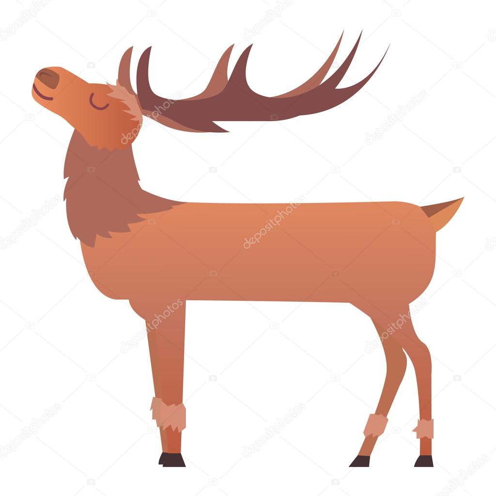 Dibujos animados venado vector animal Stock Vector by ©VectorShow 126318976