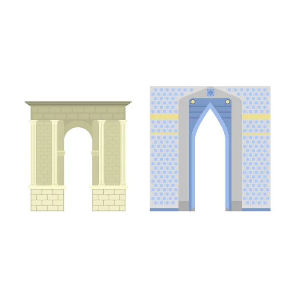 Gate arch design | Arch gate vector house exterior design architecture ...