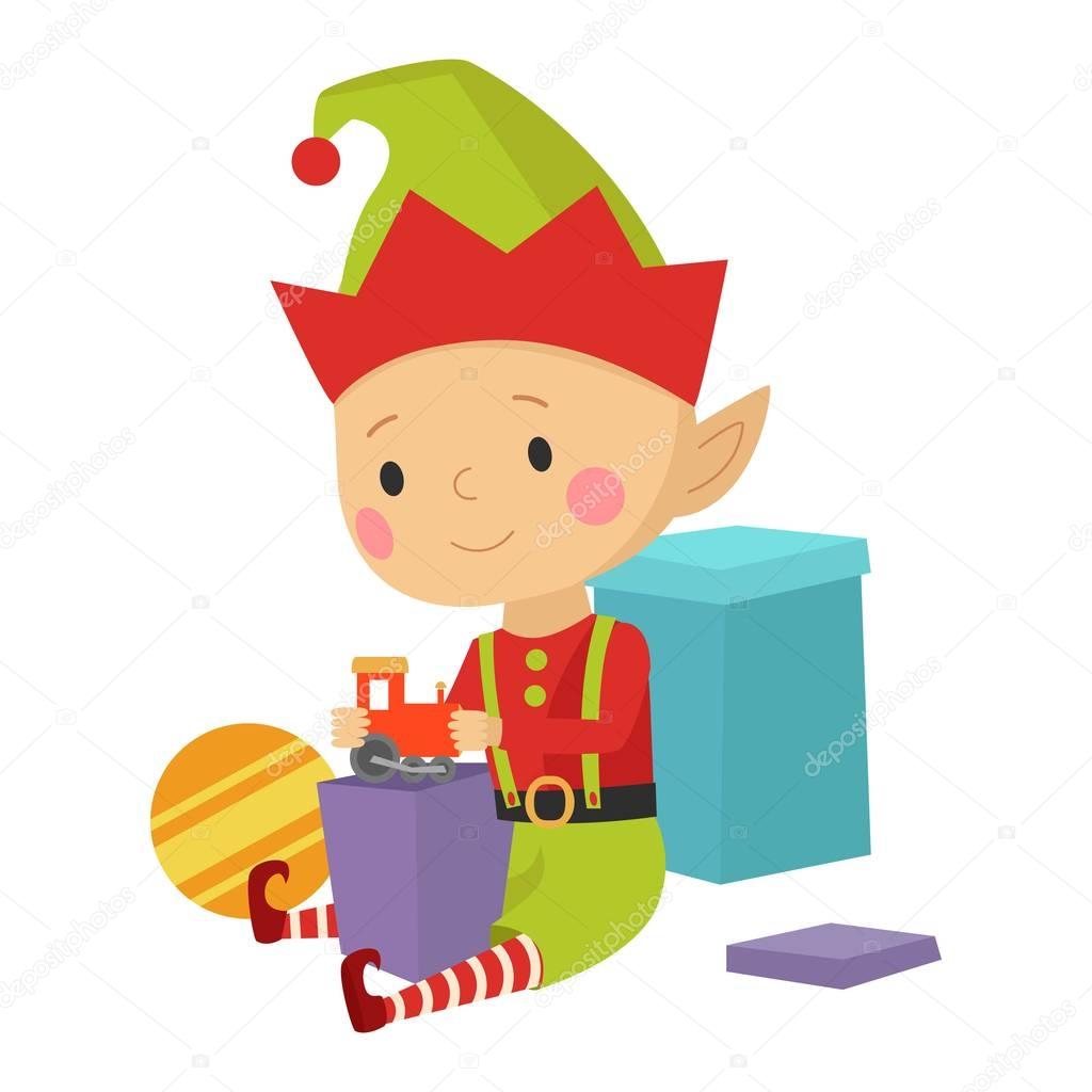 Elf helper vector illustration Stock Vector Image by ©VectorShow #130534138