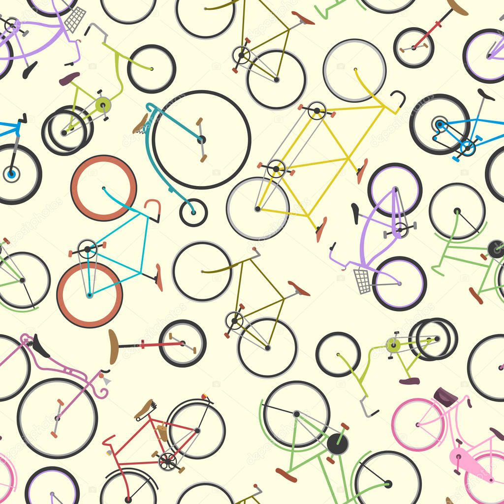 Retro bike pattern vector background. — Stock Vector © VectorShow ...