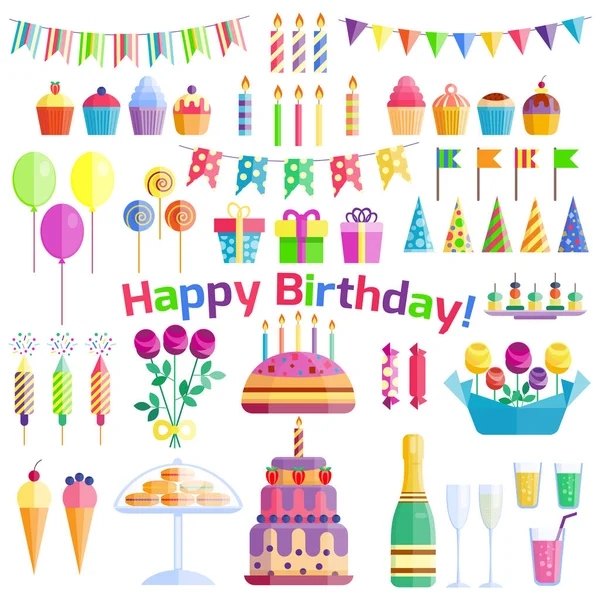 Geburtstag symbole Stockvektoren, lizenzfreie Geburtstag symbole ...