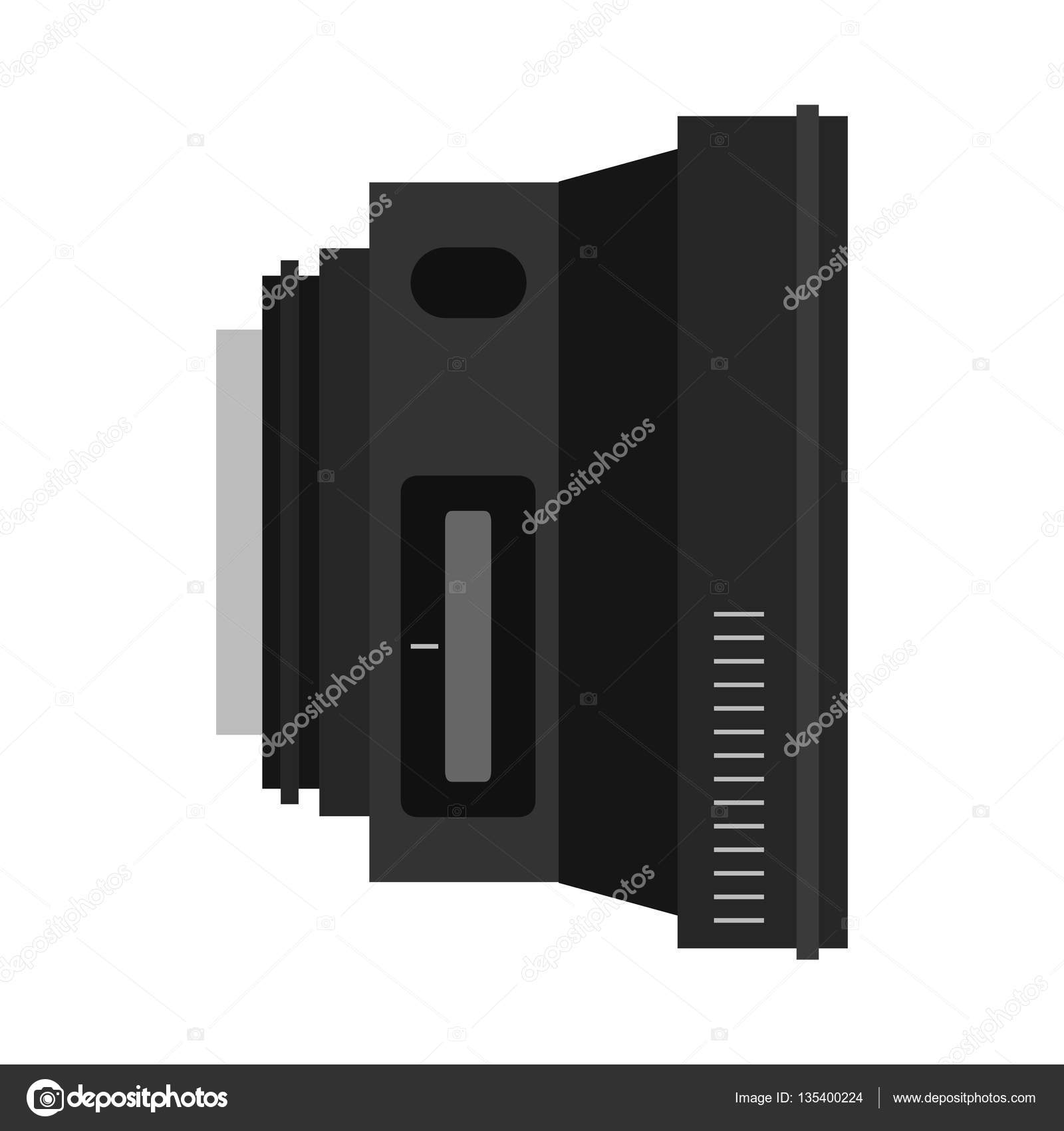 Photo optic lens vector illustration. Stock Vector by ©VectorShow 135400224